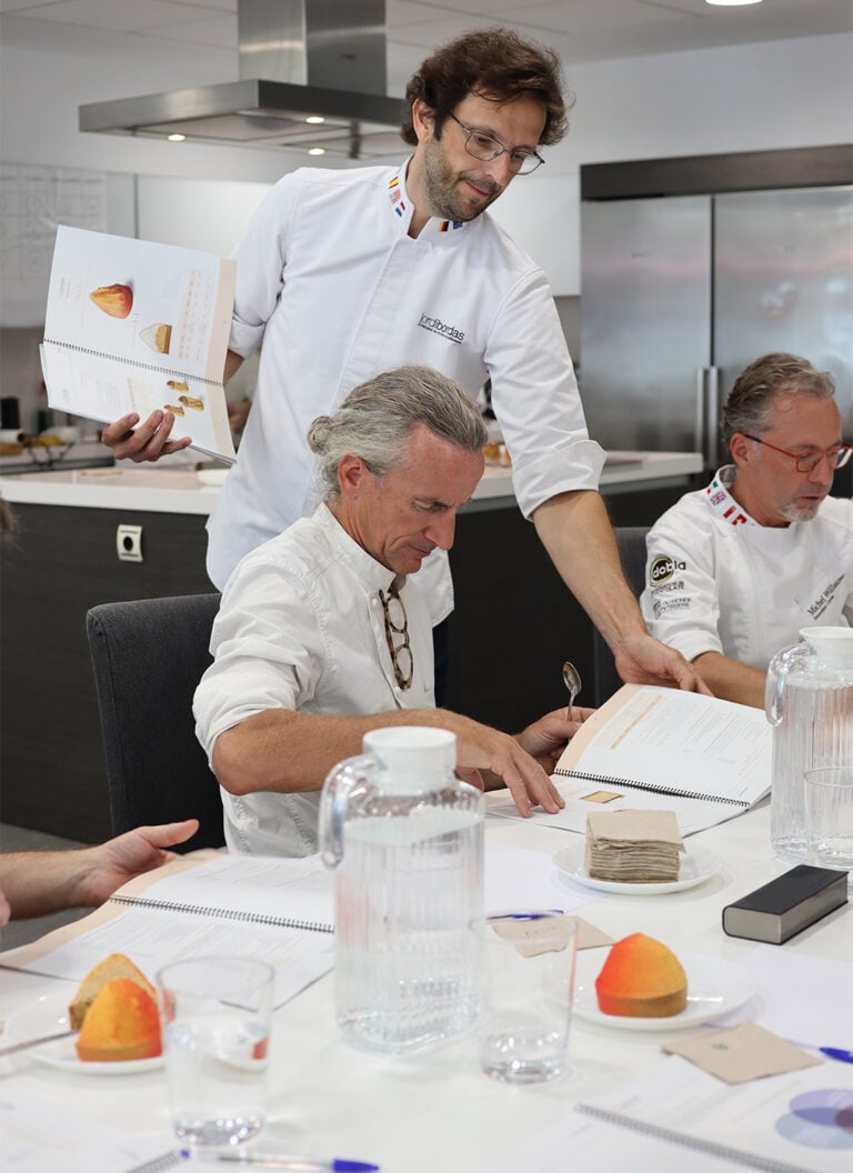 Meeting with chefs from the pastry and Belgian haute pastry scene ...